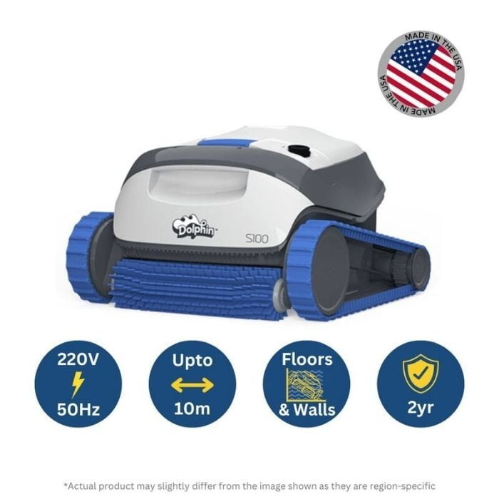 Dolphin S100 Pool Cleaner - Cleaner and Robots - Poolstore.ae