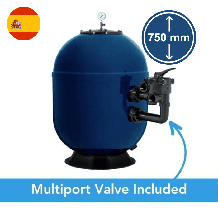 Pacific Side-Mounted Sand Filter | 750 mm | Pool Store