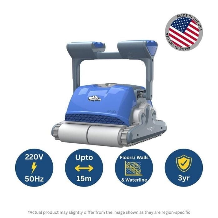 Dolphin M400 WB Pool Cleaner - Cleaner and Robots - Poolstore.ae