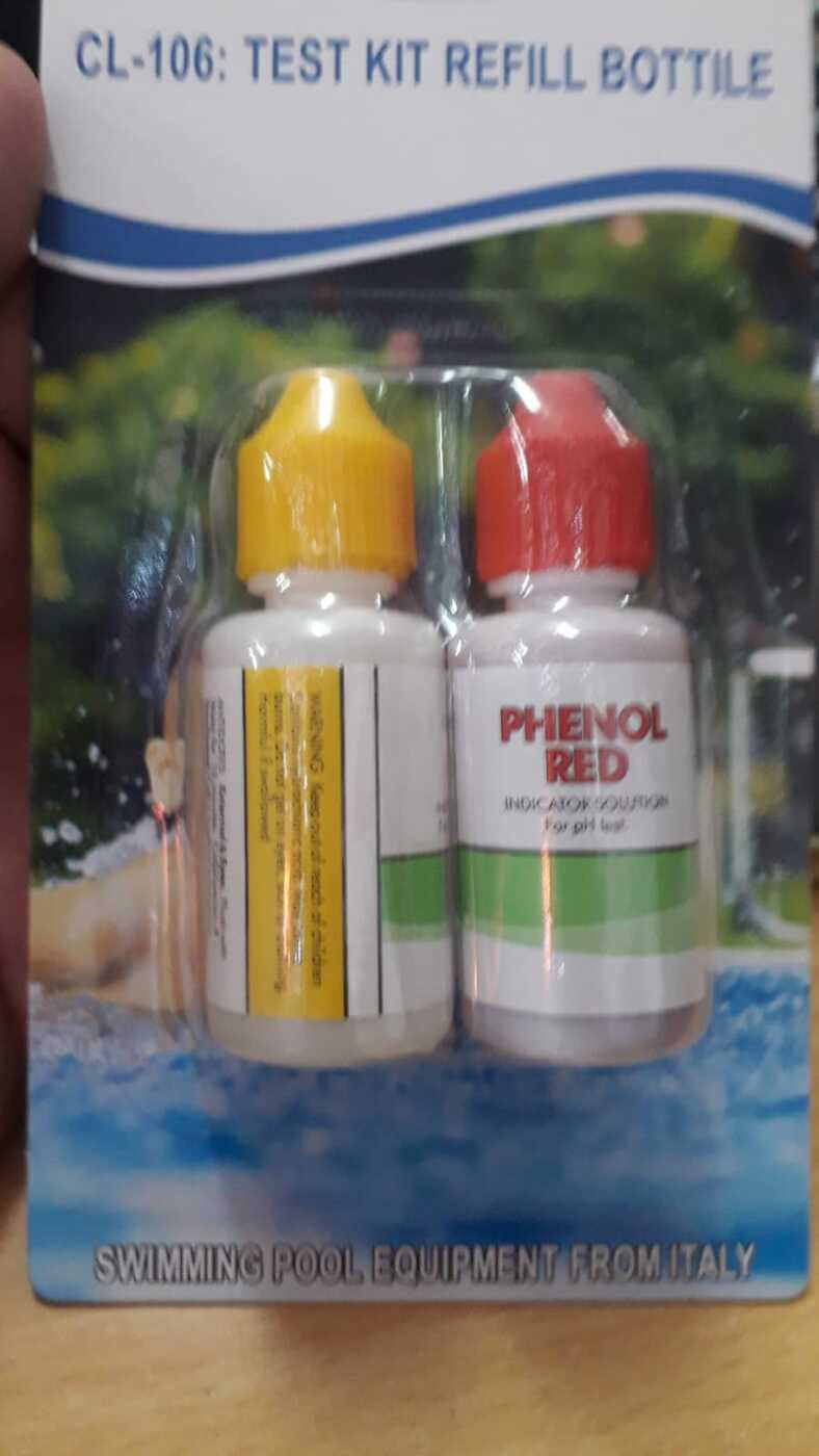 Chlorine and Ph Solution Drops - Water Testing Kit - PoolStore.ae